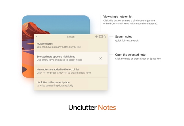 Unclutter - Features & Screenshots